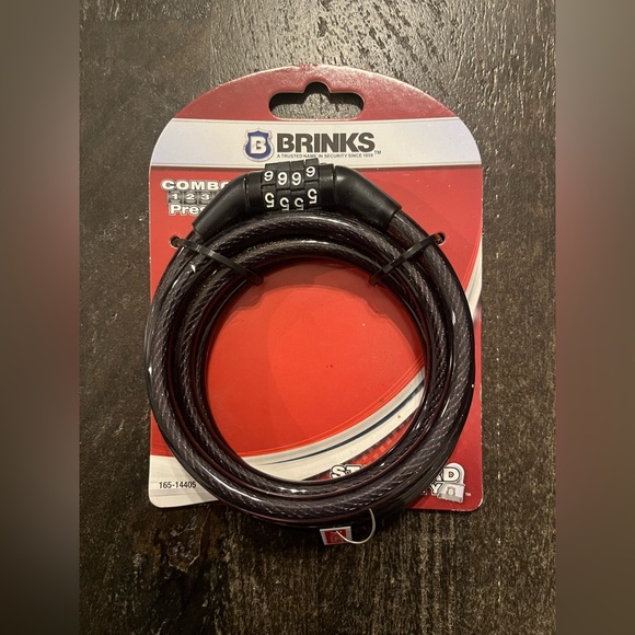 Brinks | Other | Combination Barrel Cable Padlock Bicycles Sport ...